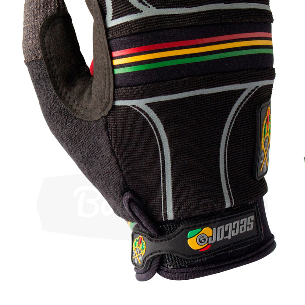 Luva Sector 9 BHCN Slide Rasta | Off Boardshop - offboardshop