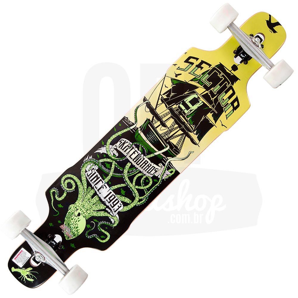 Longboard Sector 9 Dropper Verde 41.8" | Off Boardshop - offboardshop
