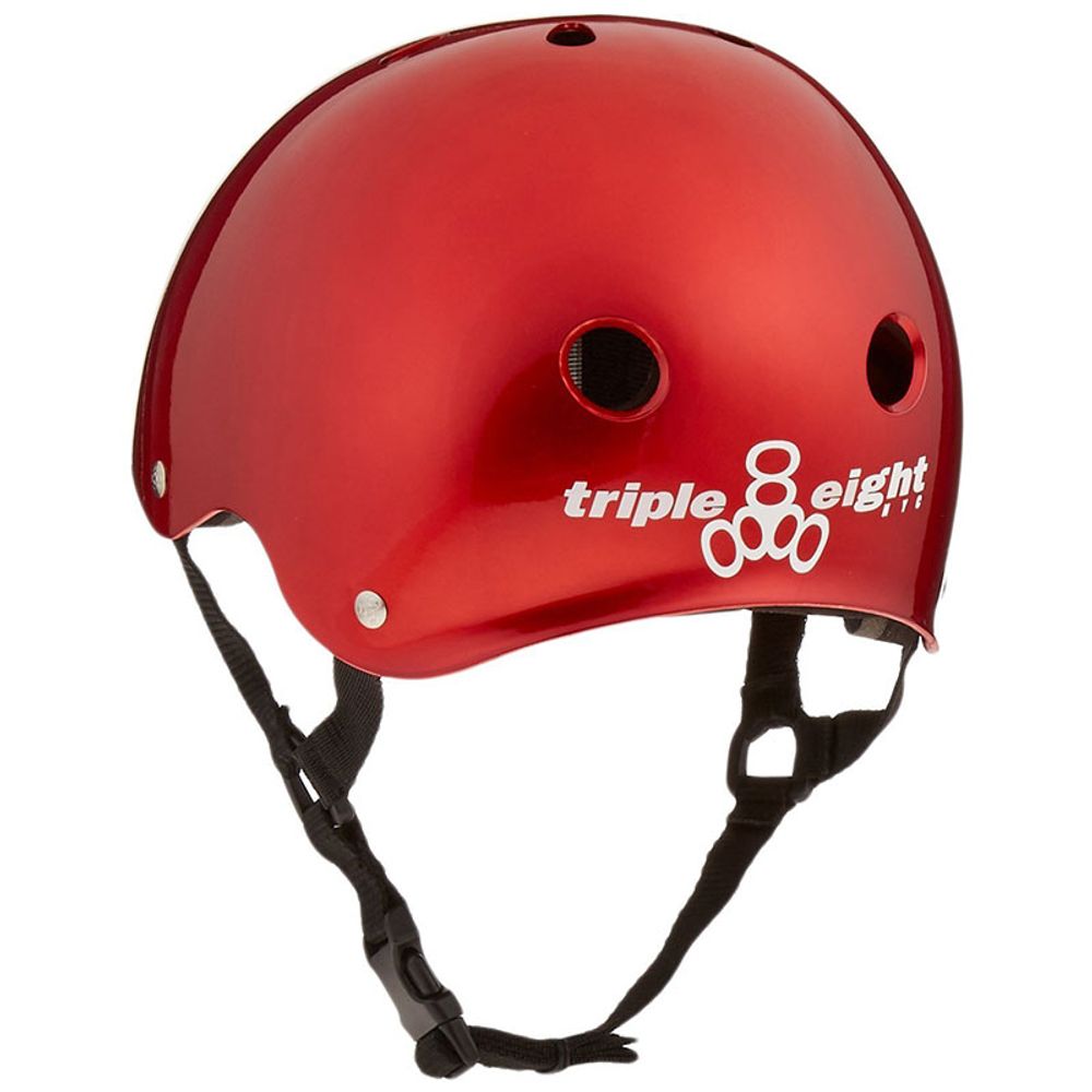 Capacete Triple Eight Standard Red Metallic - offboardshop