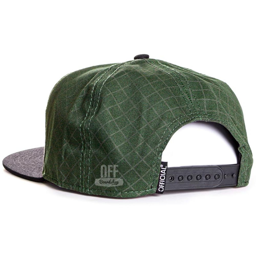 Boné Official Verde Snapback | Off Boardshop - offboardshop